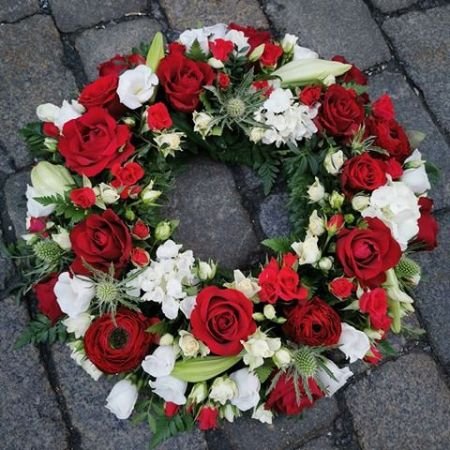 Krans levert begravelse kirke seremoni kapell Bergen